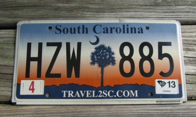 License Plates For SALE South Carolina Travel 2 SC Sunset License Plate ...